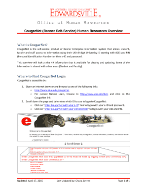 Cougarnet - Fill Online, Printable, Fillable, Blank | pdfFiller