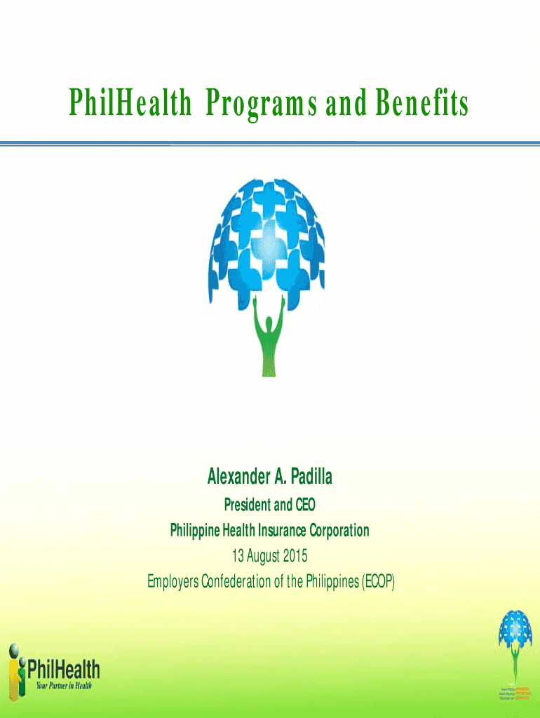 Fillable Online PhilHealth Programs and Benefits Fax Email Print ...
