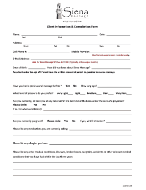 Fillable Online Client Information Consultation Form new 4-24-13 Fax ...