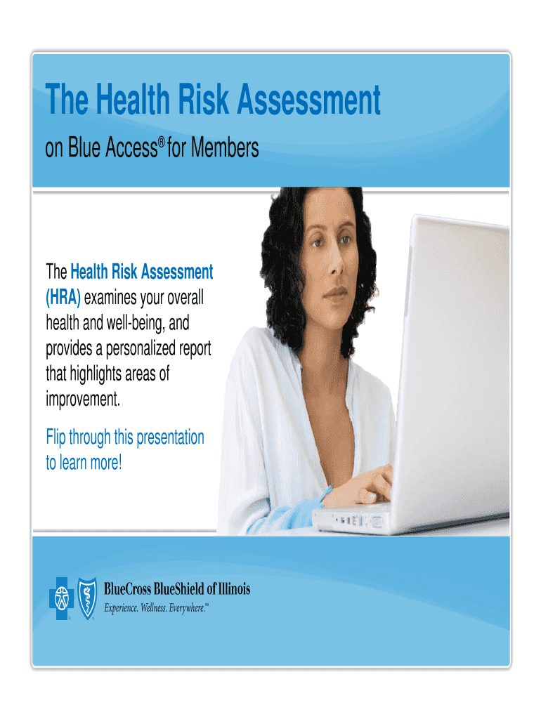Fillable Online The Health Risk Assessment Fax Email Print - pdfFiller