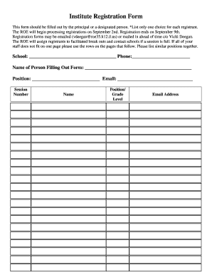 Fillable Online HOW TO USE THE INTERATIVE INSTITUTE REGISTRATION FORM ...