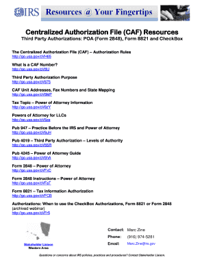 Fillable Online centralized authorization file Fax Email Print - pdfFiller