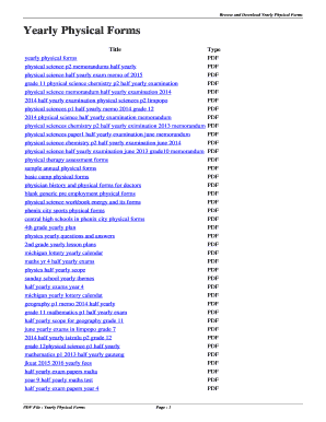 Fillable Online Yearly Physical Forms - mailoserveftpcom Fax Email ...
