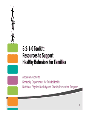 Fillable Online 5-2-1-0 Toolkit: Fax Email Print - pdfFiller