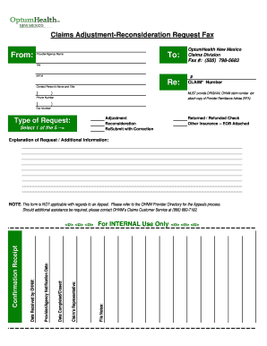 Fillable Online Claim Adjustment Form 052809 2xls Fax Email Print ...