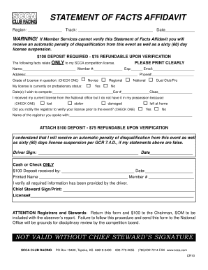 Fillable Online 2010 Statement of Facts Affidavit - cdngrowassetsnet ...