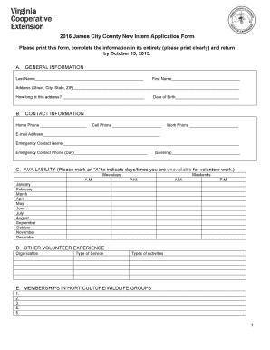 Fillable Online jccwmg 2016 EMG Application - jccwmgorg Fax Email Print ...