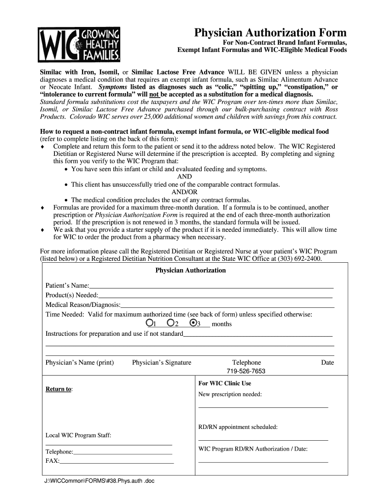 Fillable Online evans amedd army Physician Authorization Form ...
