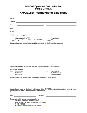 Fillable Online Board Application Form 2011 Fax Email Print - pdfFiller
