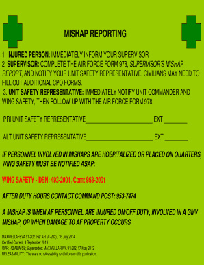 Af 978 - Fill Online, Printable, Fillable, Blank | pdfFiller