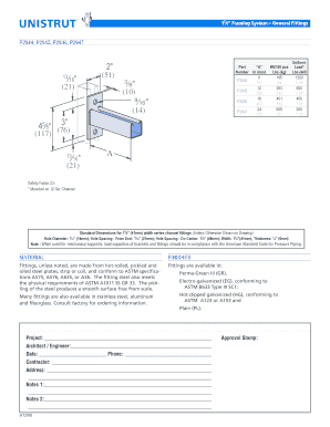 Fillable Online 158 Framing System General Fittings Fax Email Print ...