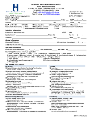 Fillable Online ok Oklahoma State Department of Health Public Health ...