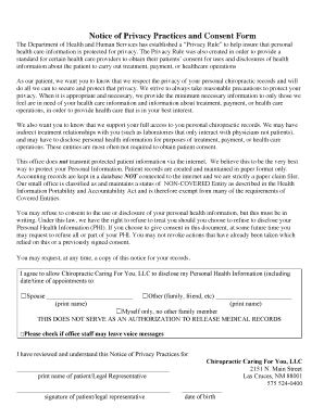 Fillable Online Patient Privacy Consent Form - Perfect Patients Fax ...