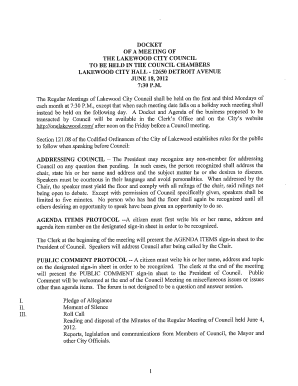 Fillable Online City - Lakewood Fax Email Print - pdfFiller