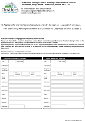 Fillable Online Town and Country Planning General Permitted ...