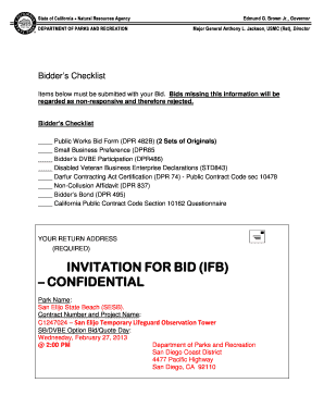 Fillable Online Bidders Checklist Submittal Documents.pdf - Bidsync.com Fax Email Print - pdfFiller