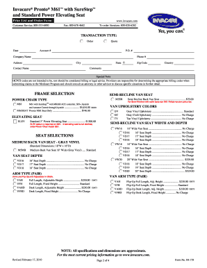 Fillable Online M61 with SureStep with MK660 ACC controller, SPJ+ Joystick Fax Email Print ...