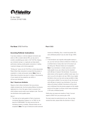 Fillable Online Hourly Thrift Rollover Form - CITGO Benefits Connection ...