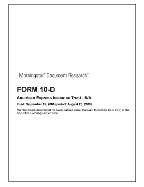 Fillable Online 10-D - FORM 10-D Fax Email Print - pdfFiller