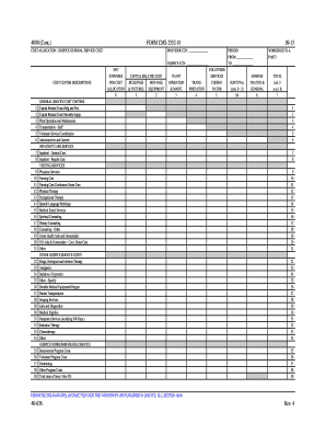Fillable Online ) FORM CMS-2552-10 COST ALLOCATION - HOSPICE GENERAL ...