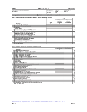 Fillable Online 10-12 FORM CMS-2552-10 CALCULATION OF HHA REIMBURSEMENT ...