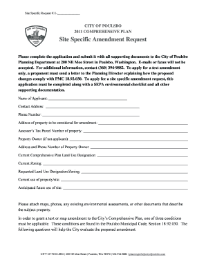 Fillable Online Site Specific Request #11 Fax Email Print - pdfFiller