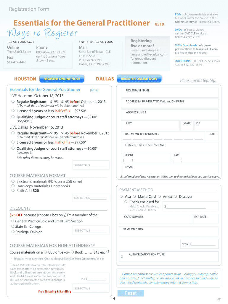 Fillable Online Essentials for the General Practitioner Fax Email Print - pdfFiller