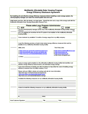 Fillable Online Copy of Signed Energy Efficiency Disclosure Form (PDF ...