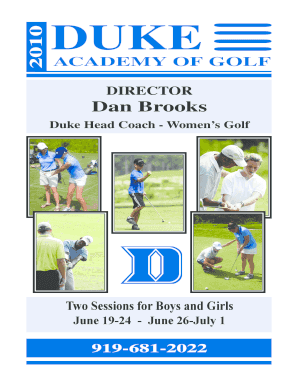 Fillable Online 2010 Duke Golf single page.indd - Duke University ...