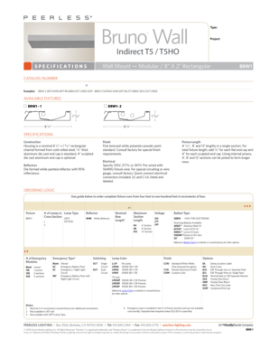 Fillable Online Bruno Wall Type: Project: Indirect T5 / T5HO Wall Mount ...