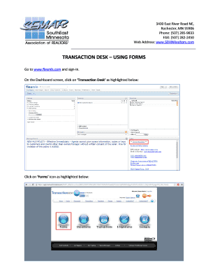 Fillable Online TRANSACTION DESK USING FORMS - CWS Inc Fax Email Print ...