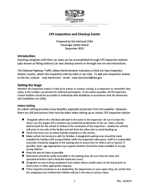 Fillable Online cpsboard CPS Inspections and Checkup Events ...