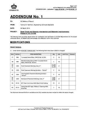 Fillable Online Addendum 1 032614 Fax Email Print - pdfFiller