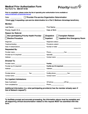 Fillable Online medical-prior-auth-form 1015.doc Fax Email Print - pdfFiller