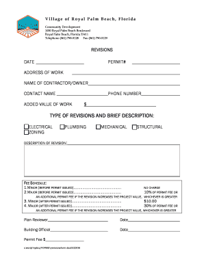 Fillable Online Revision Form 022208doc Fax Email Print - pdfFiller