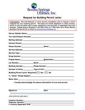Fillable Online bsu Request for Building Permitl ltr 1-04-16docx Fax ...