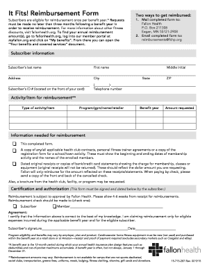 Fillable Online It Fits form - FCHP - Massachusetts health insurance ...