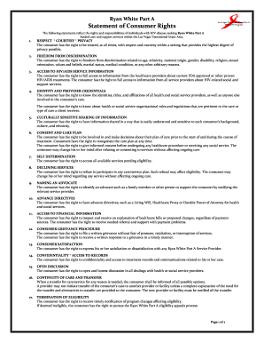 Fillable Online lasvegasema Ryan White Part A Statement of Consumer ...