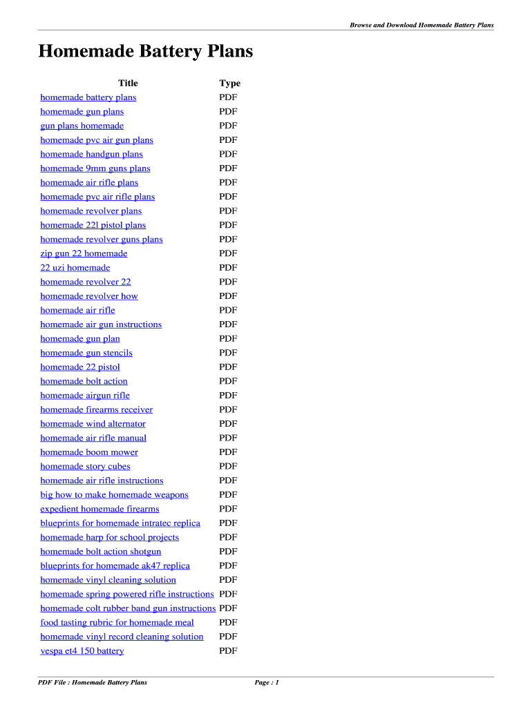 Fillable Online aat-tw Homemade Battery Plans homemade battery plans ...