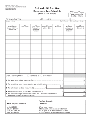 Fillable Online DR 0021D 083112 COLORADO DEPARTMENT OF REVENUE Denver ...