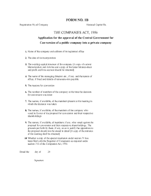 Fillable Online 1B Registration No Fax Email Print - pdfFiller