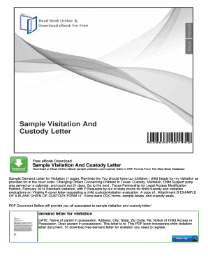 Fillable Online Sample Visitation And Custody Letter - nocReadCom Fax ...