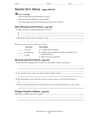 Fillable Online hasdk12 Section 23-3 Stems pages b589b-594 - hasdk12 ...