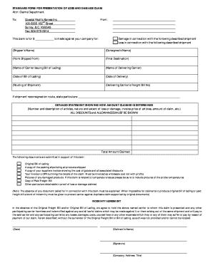 Fillable Online cpx Freight Claim Form - Coastal Pacific Xpress Fax ...