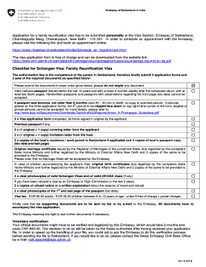 Fillable Online Application for a family reunification visa has to be ...