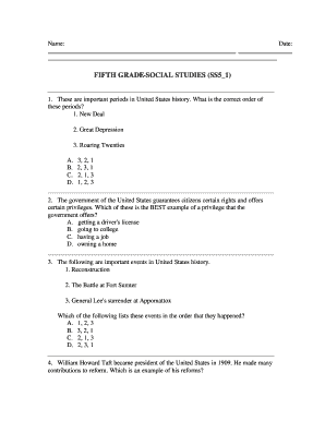 Fillable Online henry k12 ga FIFTH GRADE-SOCIAL STUDIES SS5 1 - henry ...
