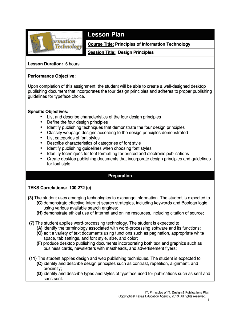Fillable Online Session Title Design Principles Fax Email Print - pdfFiller