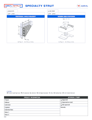 Fillable Online AS 3373 AS 3500 - Anvil International Fax Email Print ...