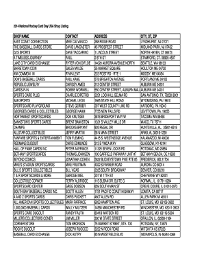 Fillable Online SHOP NAME CONTACT ADDRESS CITY ST ZIP Fax Email Print ...