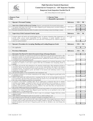 Fillable Online Flight Operations Standards Department Commercial Air ...